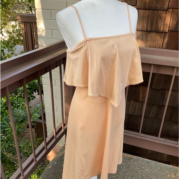 Vintage | Dresses | Vtg 97s Infinity Peach Sleeveless Tube Midi Dress ...